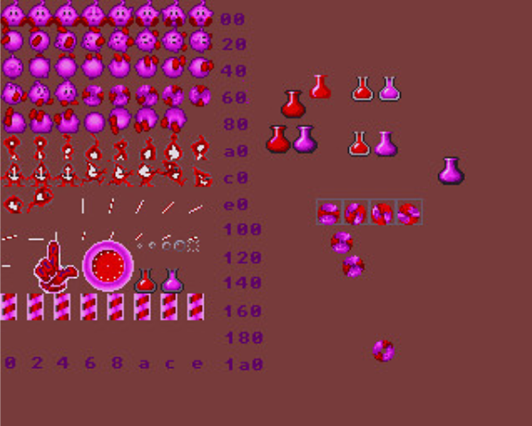 File:Kid Kirby sprite sheet.png - WiKirby: it's a wiki, about Kirby!