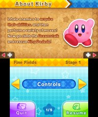 Pause - WiKirby: it's a wiki, about Kirby!