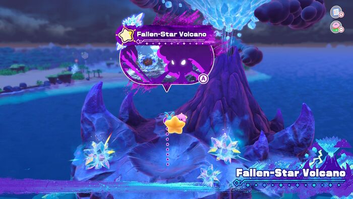 Fallen-Star Volcano - WiKirby: it's a wiki, about Kirby!